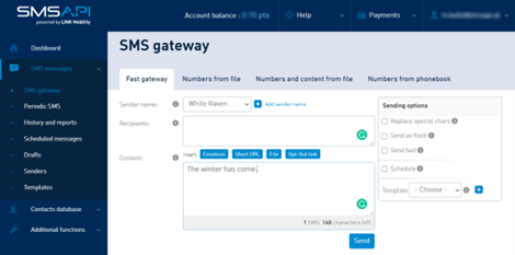 3 moduri de a trimite SMS: API, aplicație și portal web | SMSAPI Blog